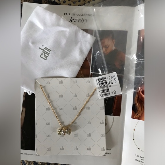 CAbi | Jewelry | Cabi Bowtiful Necklace Fall 25 Nwt Item 229 | Poshmark